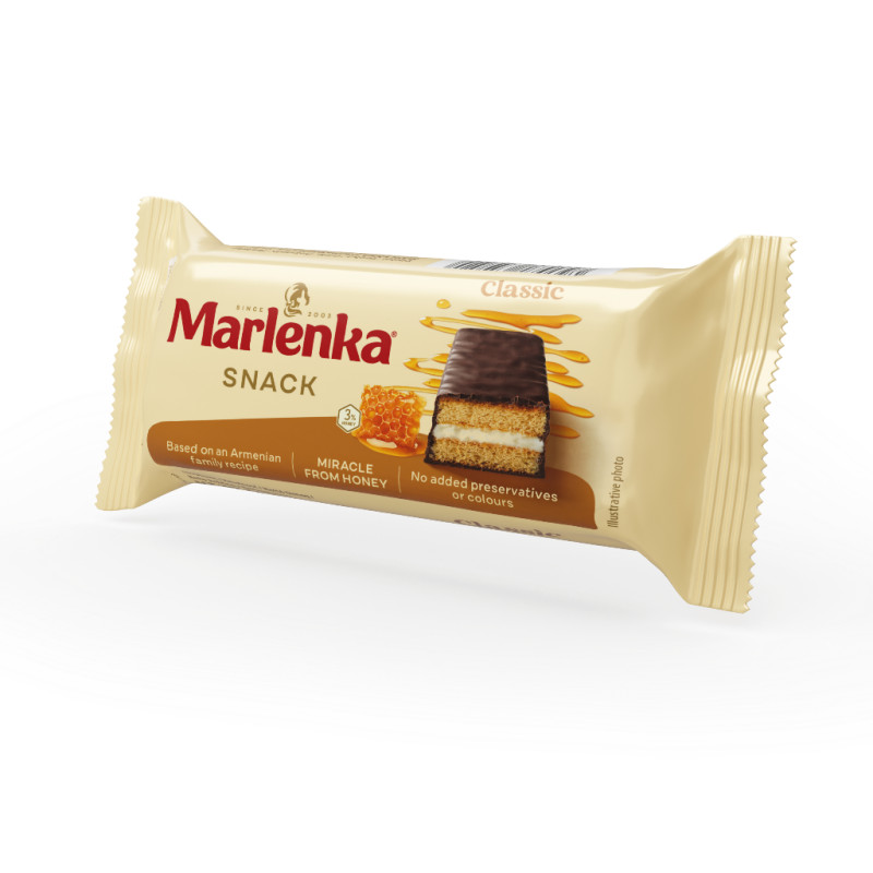 MARLENKA - Snack au miel 50 g - Pack de 20 - DELICE'IK